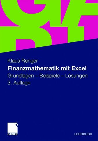 Finanzmathematik mit Excel - Klaus Renger - Buch-Rezension - RiskNET